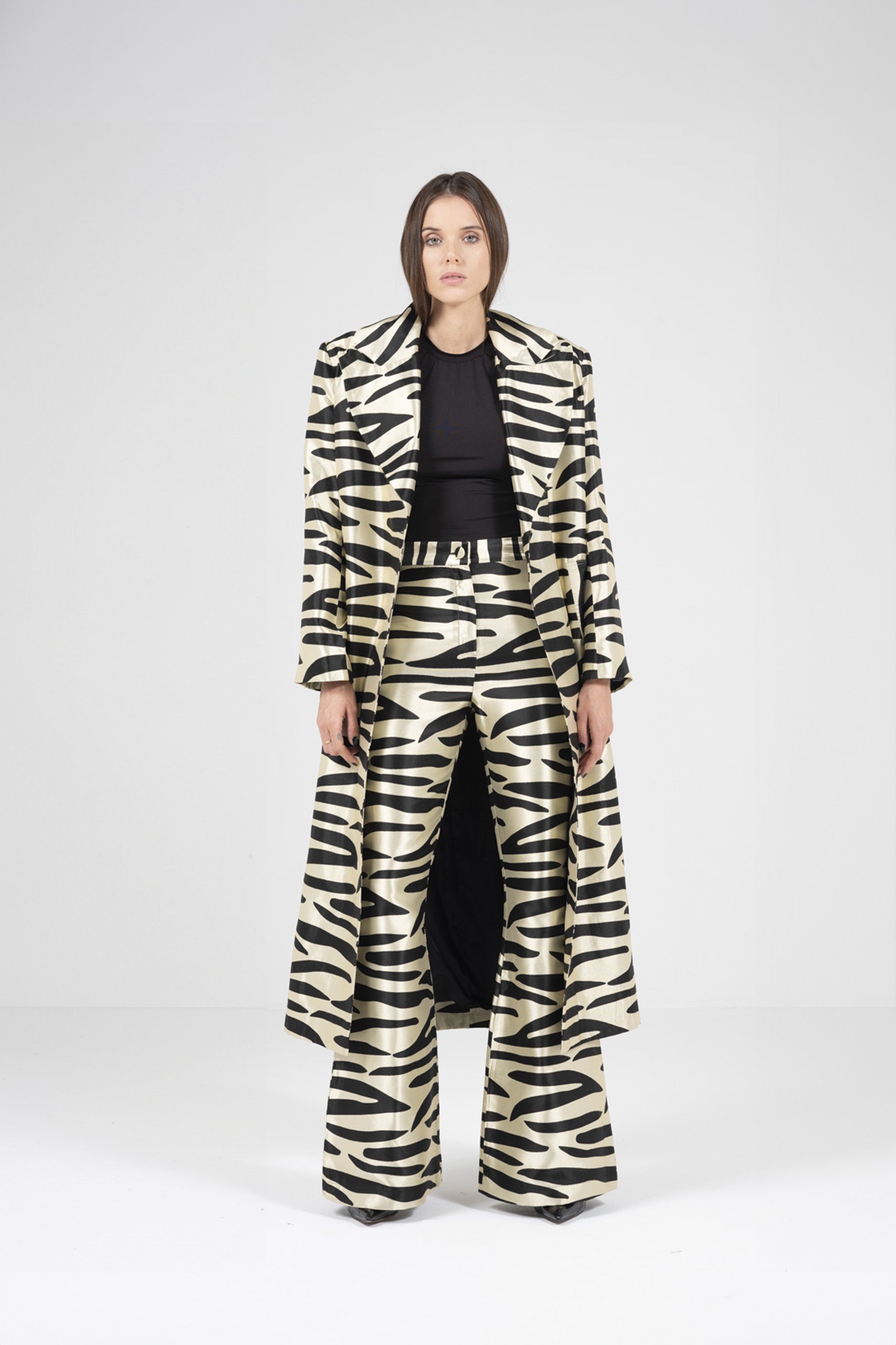 Manteau ABBOTT zébré